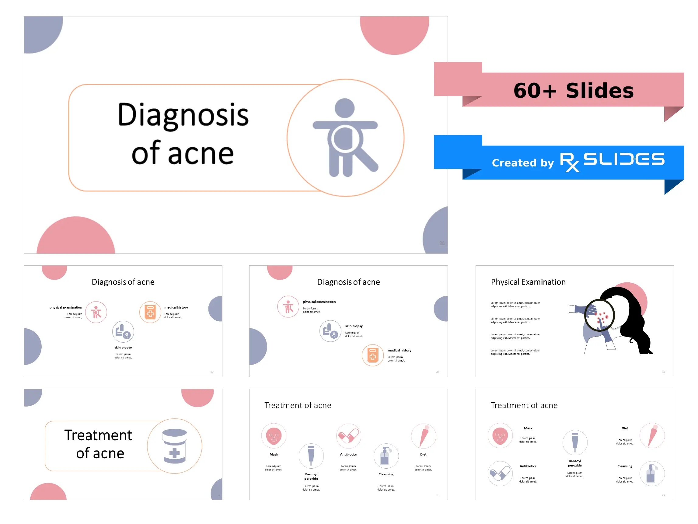 Download Acne PowerPoint Template| RxSlides